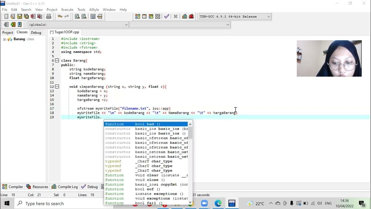 C++ Membuat Aplikasi Sederhana OOP - YouTube
