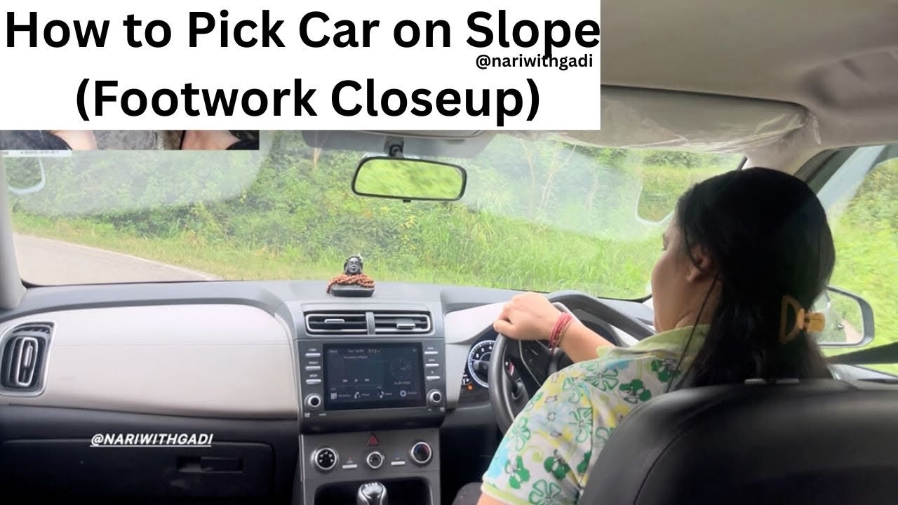 How to Pick Car on Slope | Learn Car Driving on Slope | Drive on slope ...