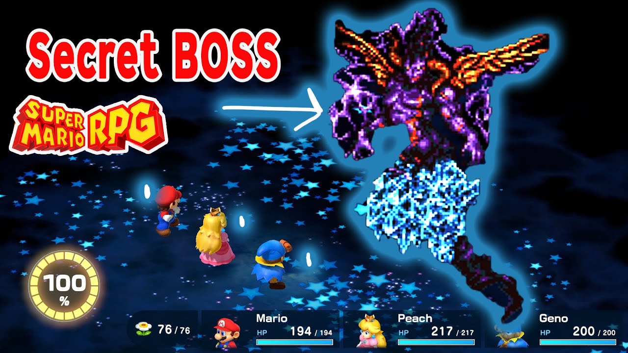 Secret Boss Culex - Super Mario RPG - How to Fight - YouTube