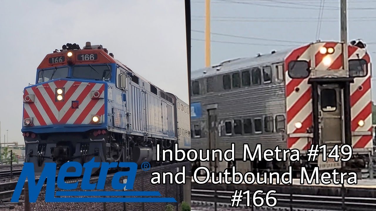 Inbound Metra #149 and Outbound Metra #166 | 6/26/20 - YouTube