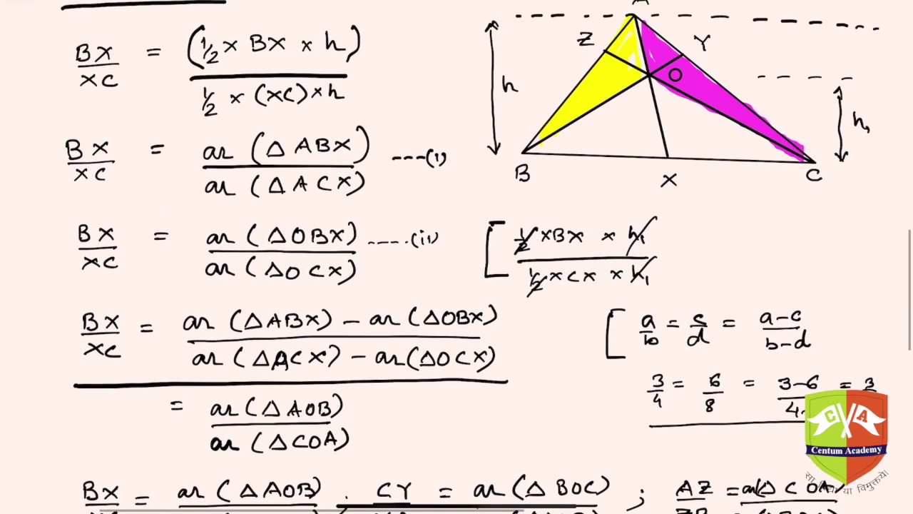 GEOMETRY THEOREMS # 02: Ceva's Theorem - YouTube