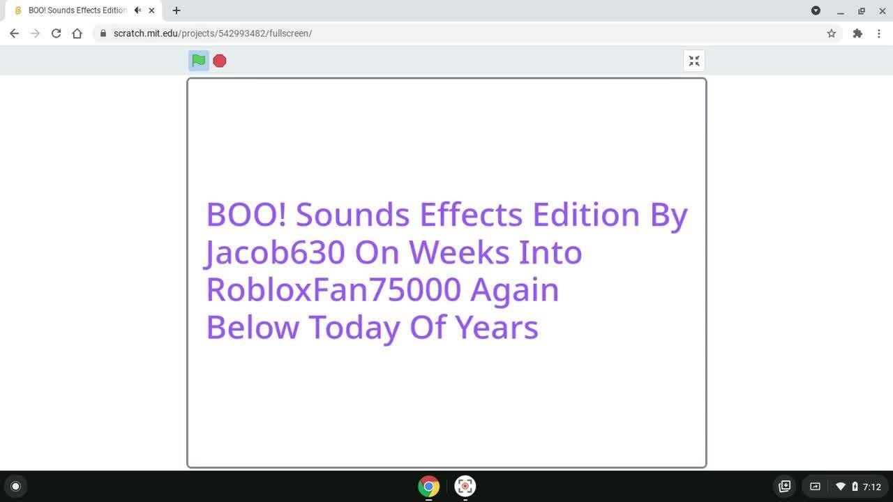 BOO! Sounds Effects Edition By Jacob630 On Weeks Into RobloxFan75000 ...