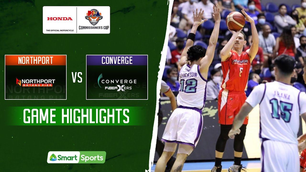 NORTHPORT def CONVERGE | 47th Season Honda PBA Commissioner's Cup 2022 ...
