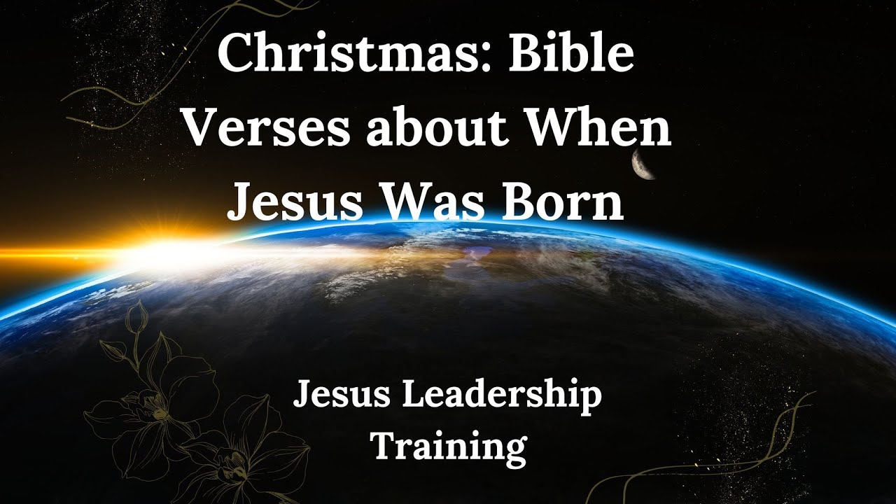 Bible Verses about when Jesus was Born - YouTube