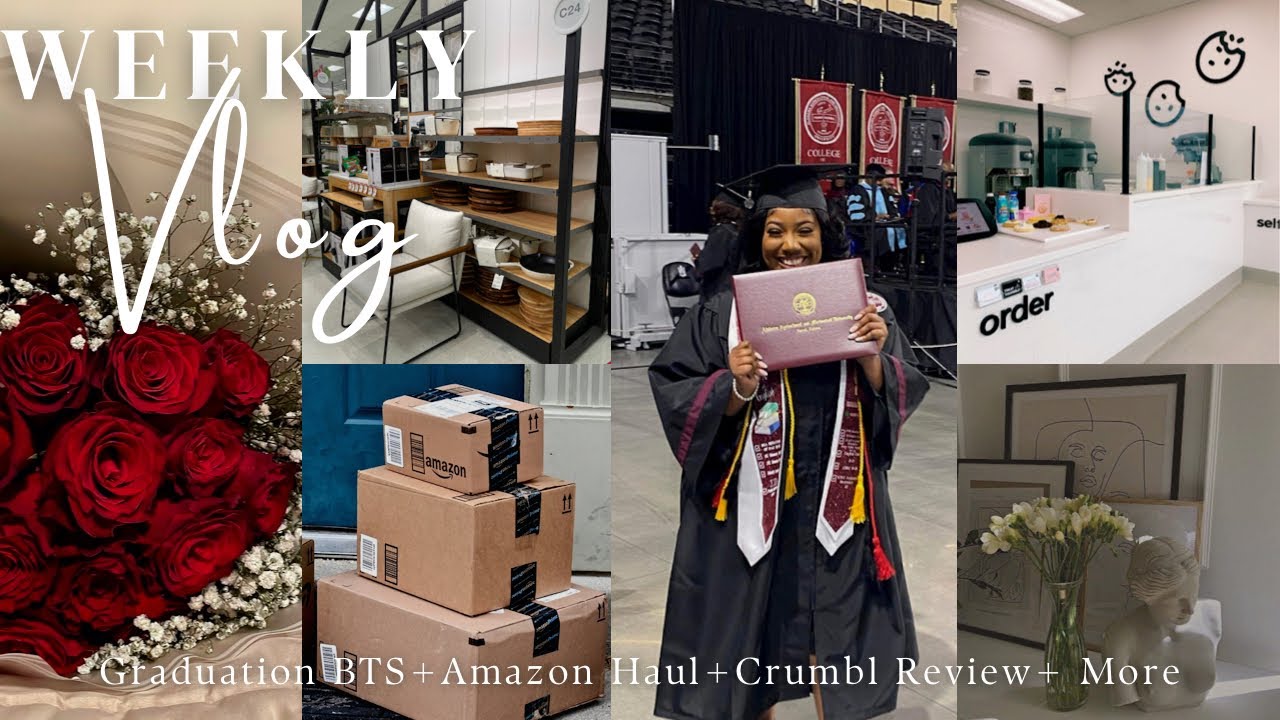 I GRADUATED!!! | Graduation BTS + Target Run + Mini Amazon Haul + more ...