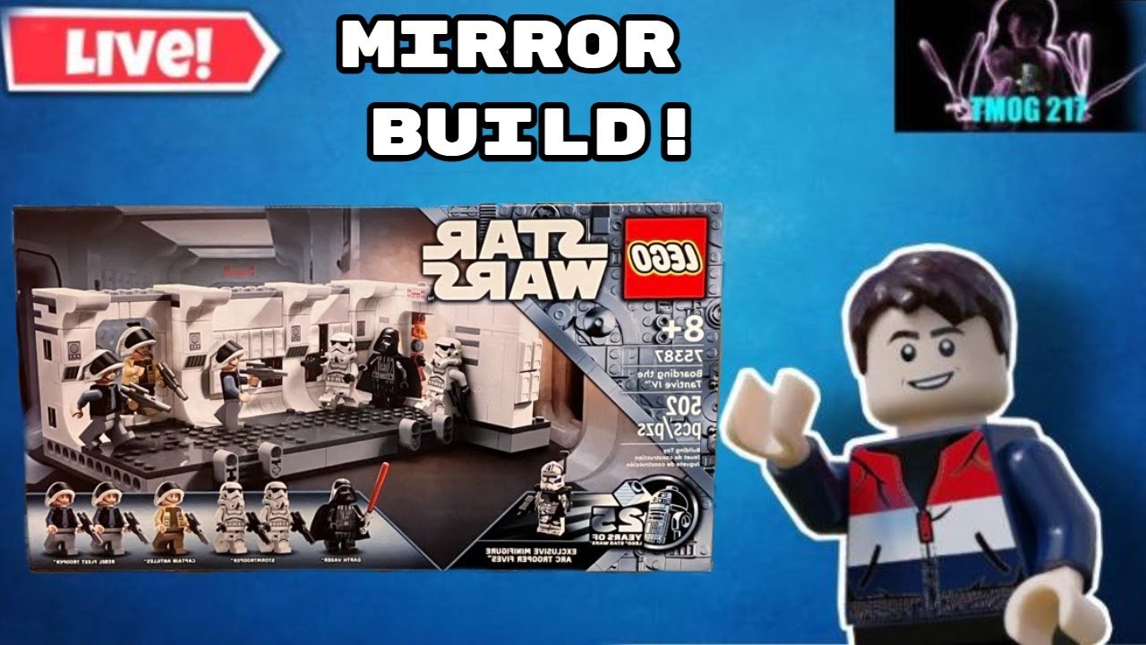 lego star wars tantive hallway MIRROR build LIVE build - YouTube