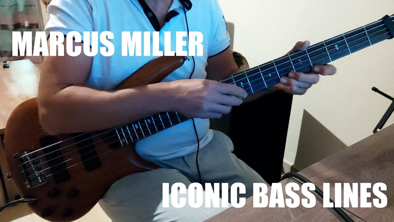 Marcus Miller - most ICONIC bass lines #marcusmiller #funk #bass # ...
