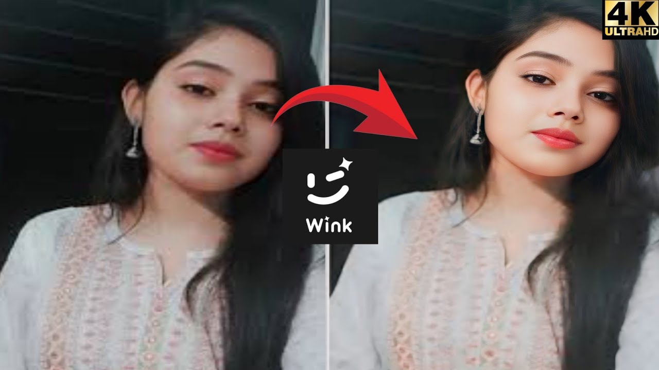 Wink App Se 4k Photo Kaise Banaye || Photo Me Quality Kaise Badhaye Wink App Se || Wink App ...