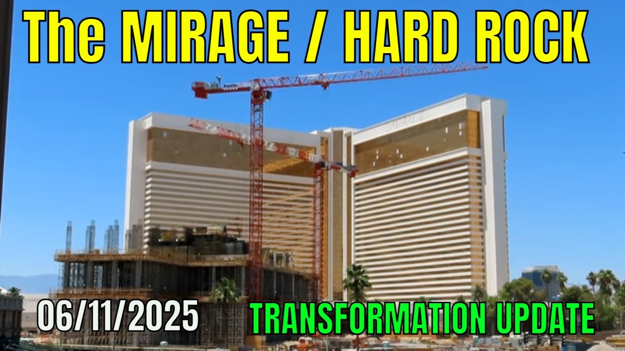 Mirage to Hard Rock Hotel Transformation Update 06 11 2025 - YouTube