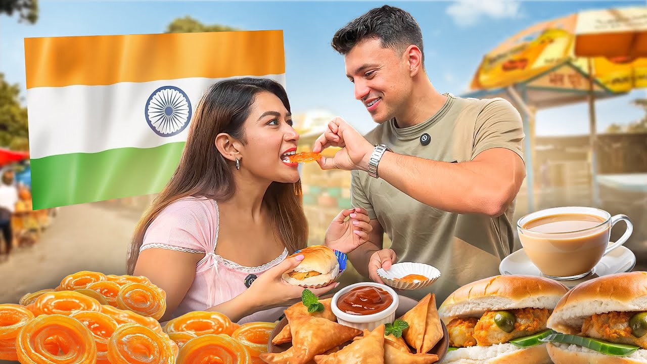 Romanian trying Indian Street Food for the first time 🇮🇳 | Vienna To ...