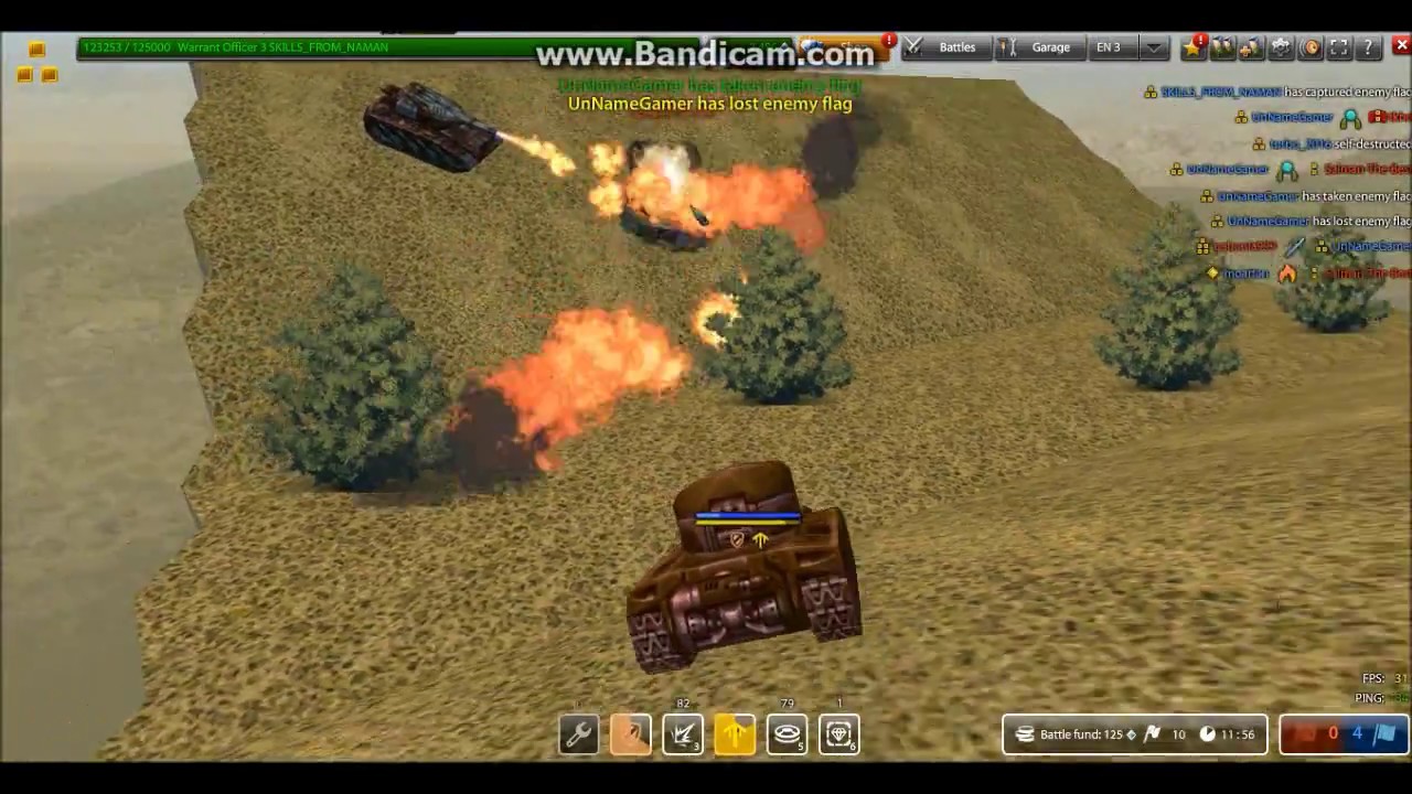 tanki online railgun m1 and hornet m1 gameplay wave CTF with parkour ...