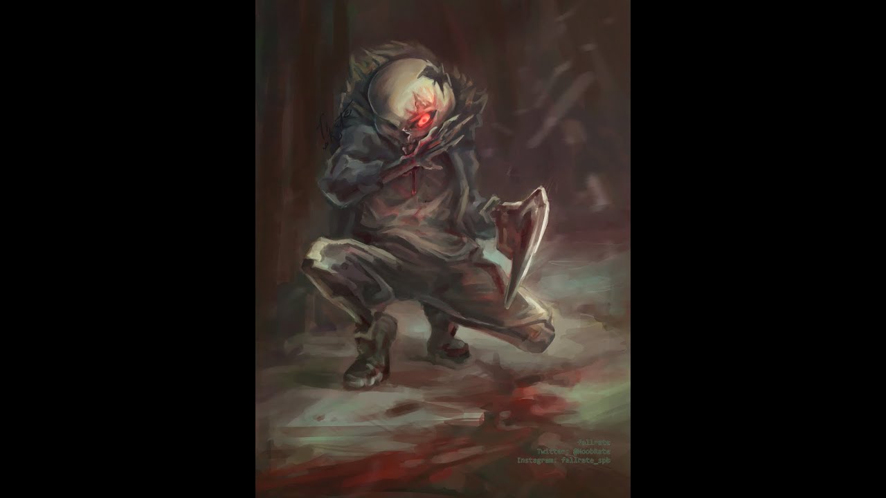 Horror/ Undertale AU| SPEEDPAINT | 2D Art , Digital art - YouTube