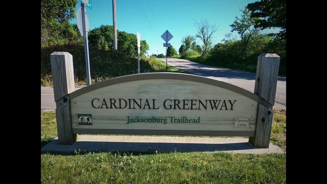 Cardinal Greenway Recumbent Ride - Indiana - YouTube