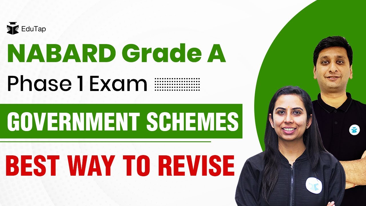 Government Schemes PDF, important MCQ | NABARD Grade A Phase 1 ...