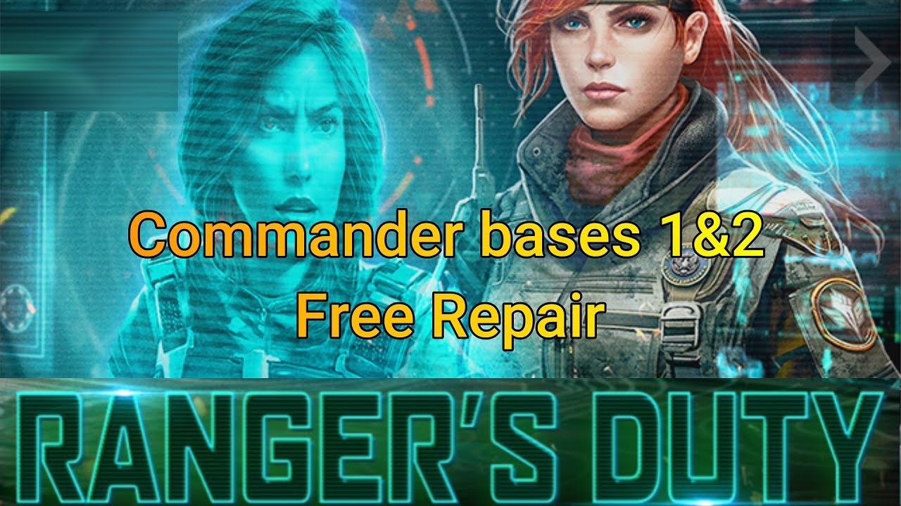 War Commander: Operation Ranger's Duty Commander bases 1&2 Free Repair ...