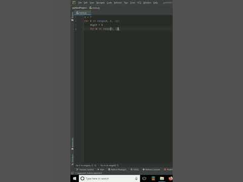 Descending Order Pattern Program Using Python #shorts - YouTube