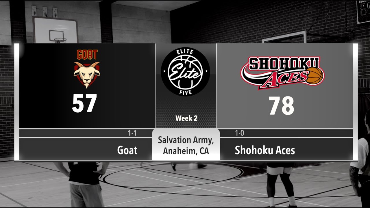 Goat vs Shohoku Aces S5 w2 Full Game Highlights - YouTube