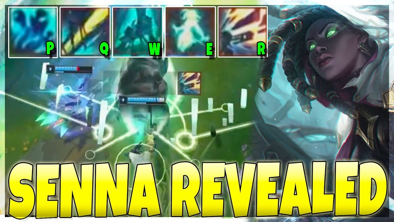 SENNA ABILITIES + GAMEPLAY REVEALED!!! - League of Legends - YouTube