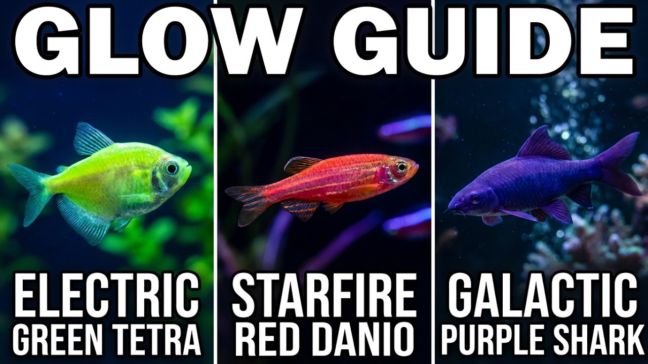 The Magical Glow of GloFish: Electric Green Tetras, Starfire Red Danios ...