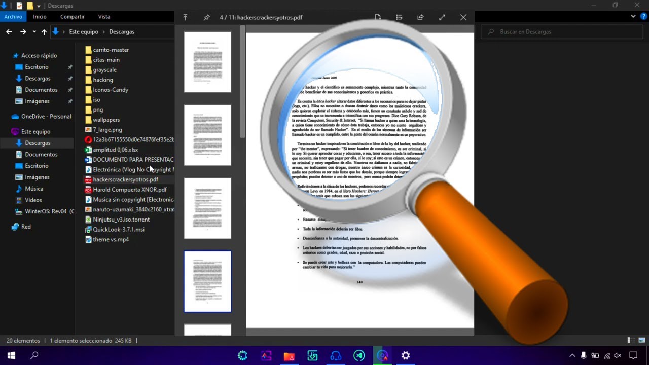 Como Previsualizar Archivos en Windows 11/10/8/7 QuickLook 2024 Vista ...