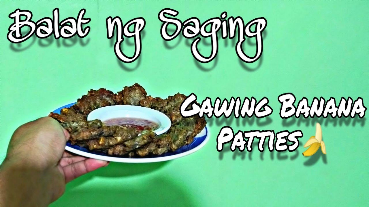 Balat ng Saging (Saba) huwag basta itapon pwede pa lang kainin | Banana ...