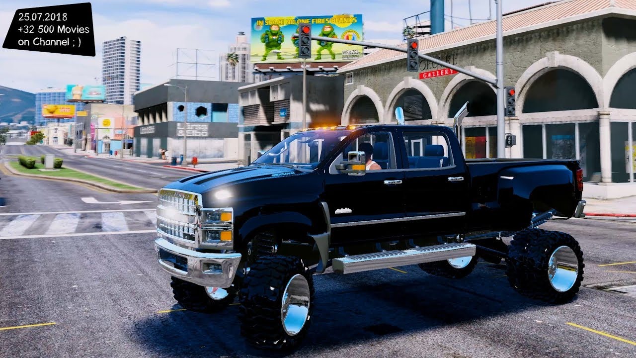 2019 Chevy 4500 Dually W/ DEEZ NUTZ 1.0 Test Drive GTA V _REVIEW - YouTube