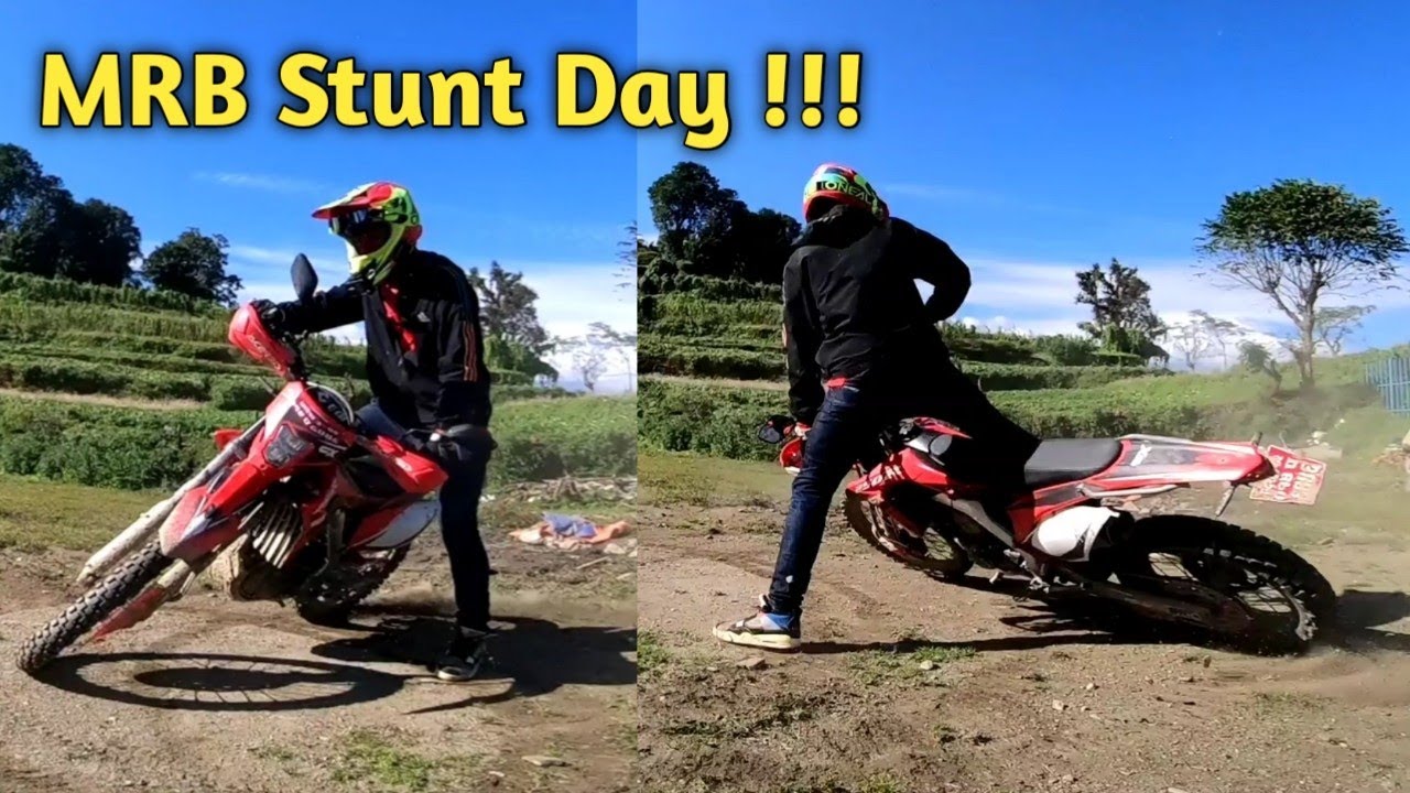 Mrb stunt on Dirtbike !!! - YouTube