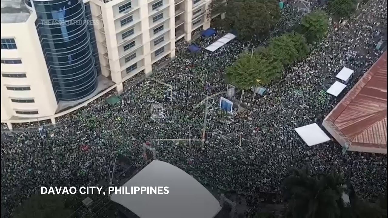 Massive pro-Duterte rally in Davao City as ex-president marks 80th ...