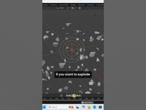 Explode Object in Blender | Blender 4.3 Tutorial #tutorial #blender #blenderforbegginer # ...