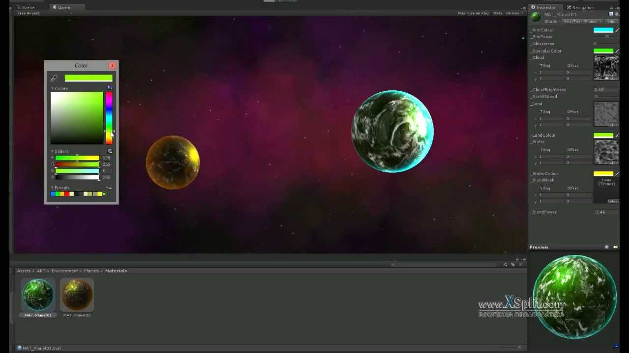 Planet selection screen - YouTube