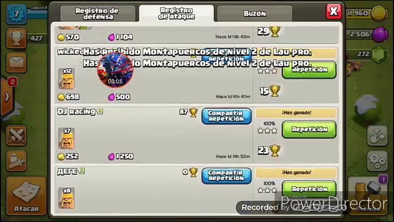 Clash of clan cap 2.1 - YouTube
