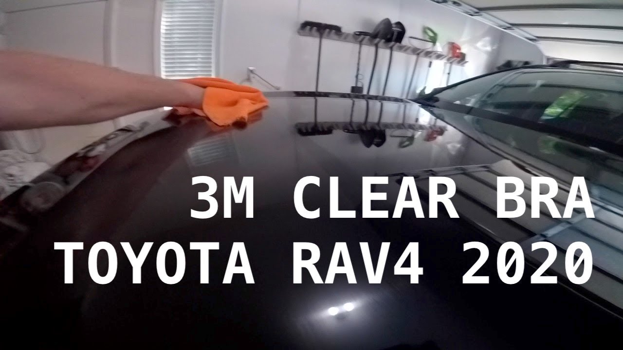 Installing 3m clear bra on Toyota RAV4 Hybrid 2020 - YouTube