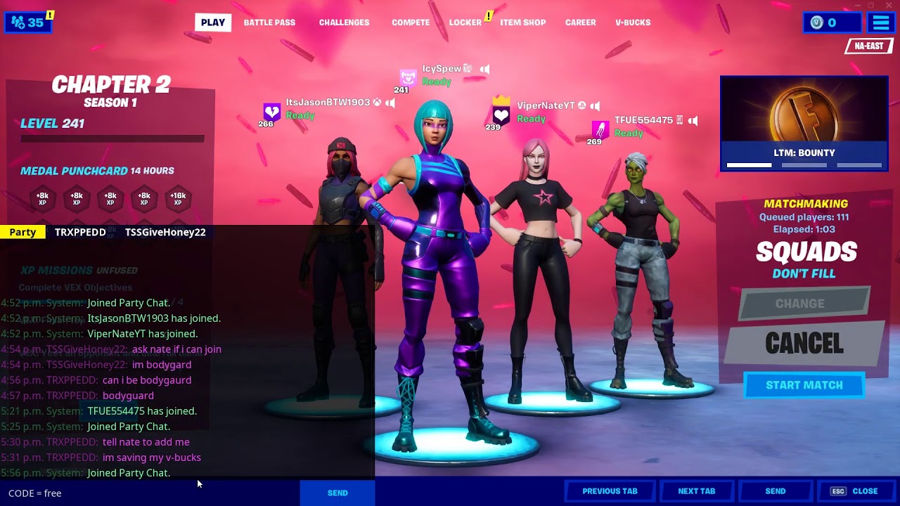 Fortnite Fashion Shows Live! ft. ViperNate! NA-East/ Solo, Duo, Squads ...