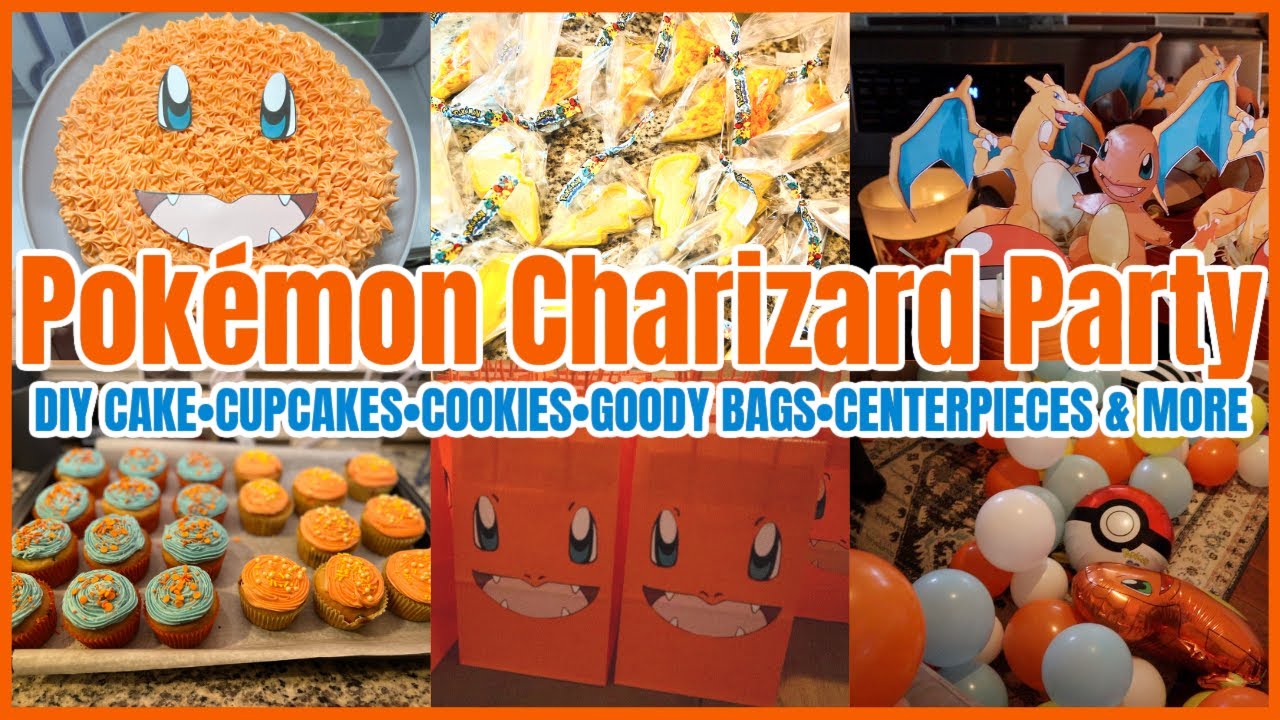 DIY Pokemon Charizard Party Prep - YouTube