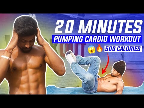 20 MIN PUMPING CARDIO WORKOUT | NO EQUIPMENT - FULL BODY HIIT WORKOUT ...