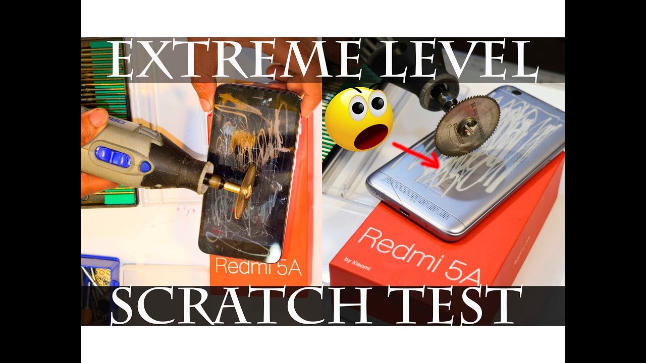 Xiaomi Redmi 5A - Extreme Level Scratch Test # Cutting into Two Pieces ...