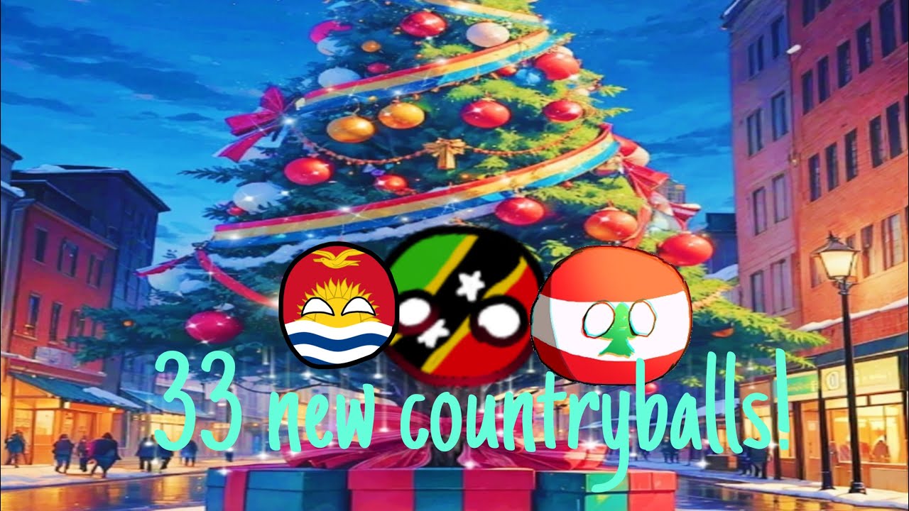 33 new countryballs! (Christmas drop 3) - YouTube