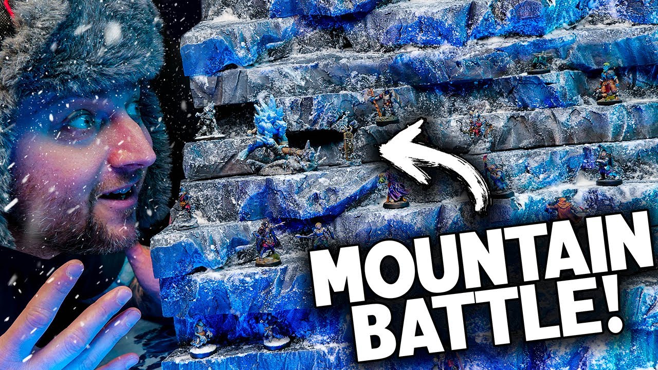 I Made EPIC Modular MOUNTAIN Terrain for Dungeons & Dragons! - YouTube