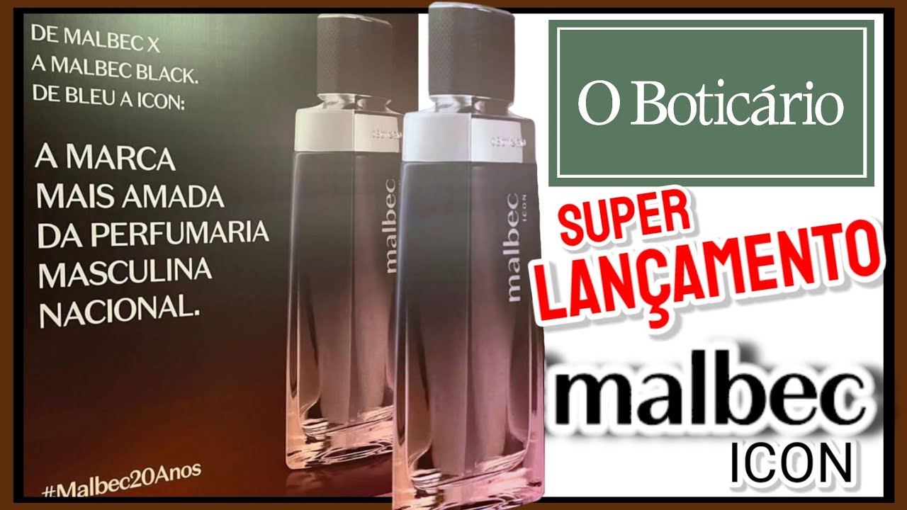 Novo MALBEC ICON 😱 MEGA LANÇAMENTO do Boticário CHEGANDO 😱 Corre Saber ...