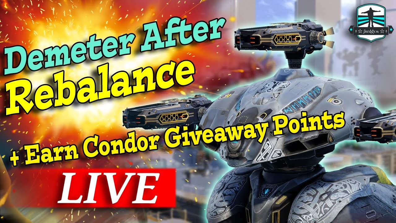 War Robots Demeter After Rebalnce + Earn Condor Giveaway Points - YouTube