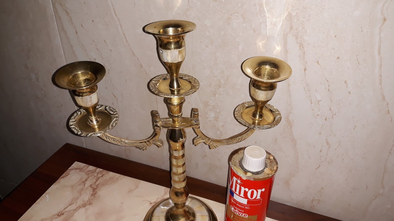 produit miror :منتج تنظيف الاواني النحاسية للزينة - YouTube