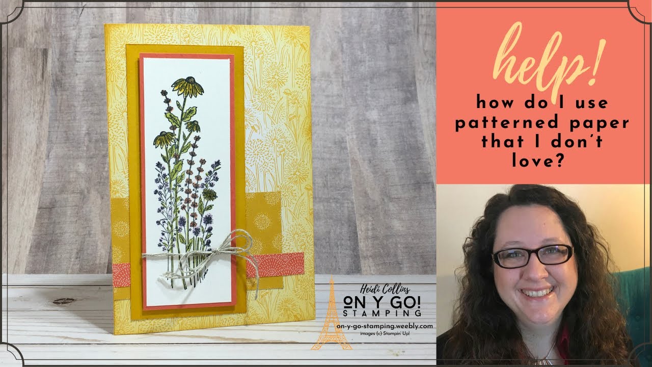 Card Making Tip How To Use Patterned Paper You Don t Love YouTube Card Making Tip How To Use Patterned Paper You Don t Love YouTube