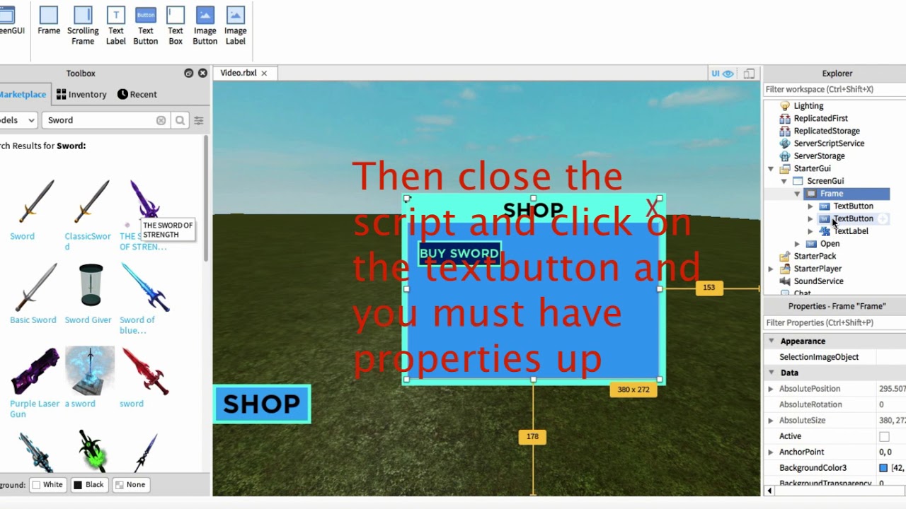 How To Make a Shop GUI Thats Working - YouTube