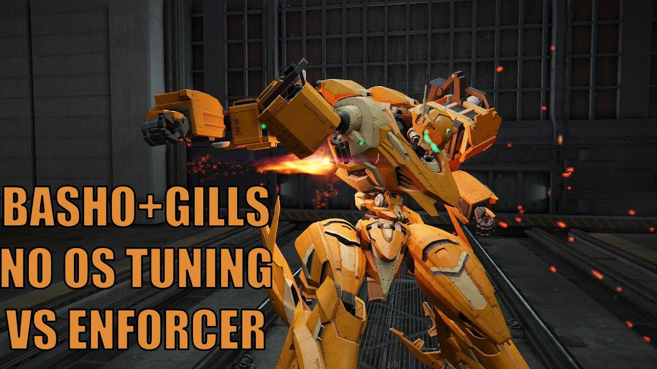 Armored Core VI - BASHO+GILLS PUNCHING ONLY NO OS TUNING VS ENFORCER ...