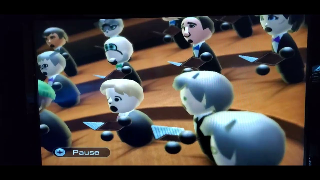 Me singing out my Next Line Please puzzles while conducting in Mii ...