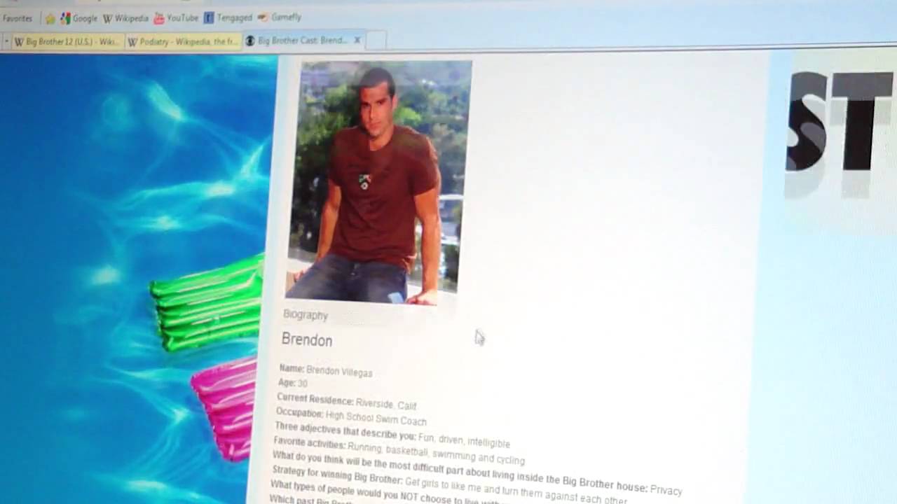 Big Brother 12 Cast Assessment - pt1 - YouTube