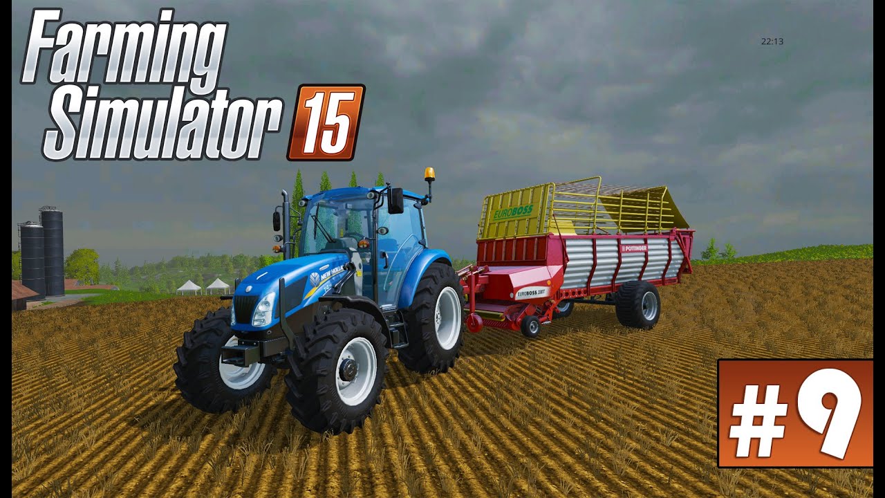 Farming Simulator 15 | Sam w dolinie #9 "Zbiór i sprzedaż balotów ...