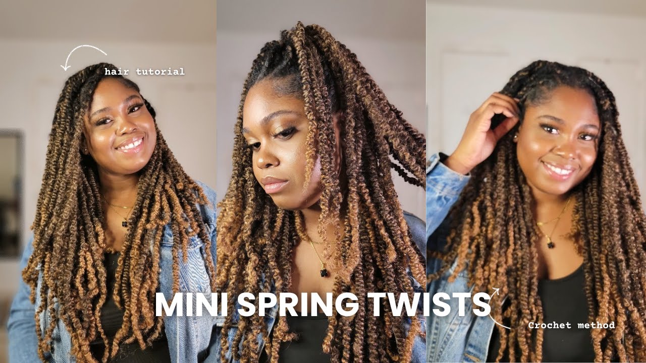 MINI Spring Twist Hair Using Xtrend Hair | Affordable Amazon Hair MUST ...