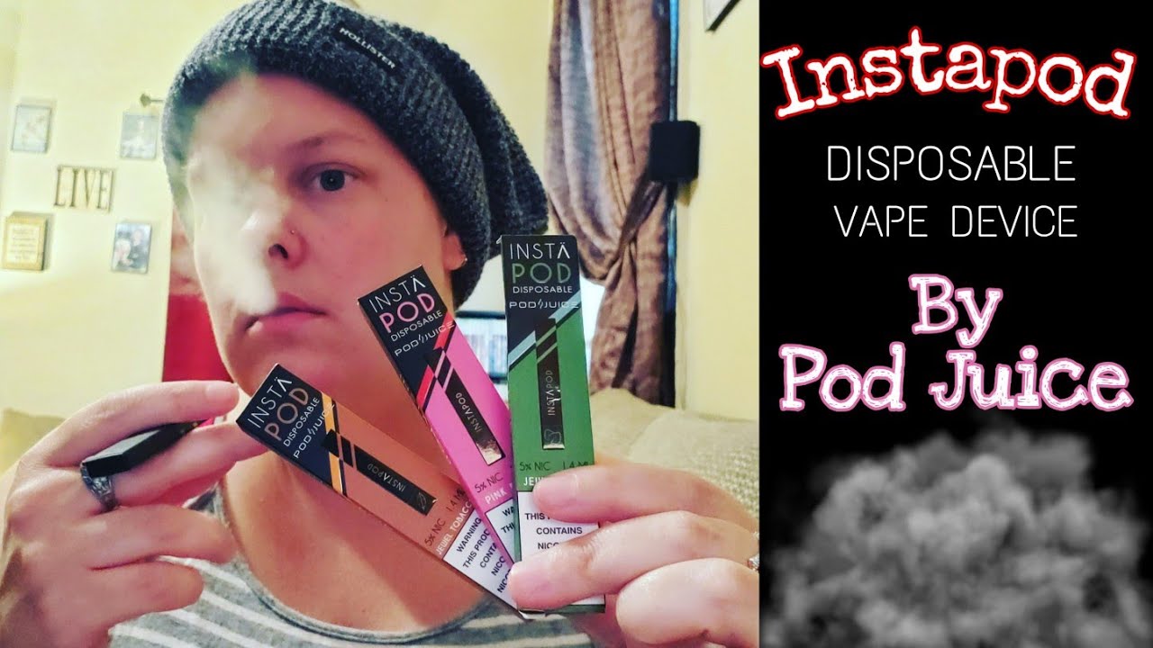 Instapod by Pod Juice 💨 Disposable vape device - YouTube