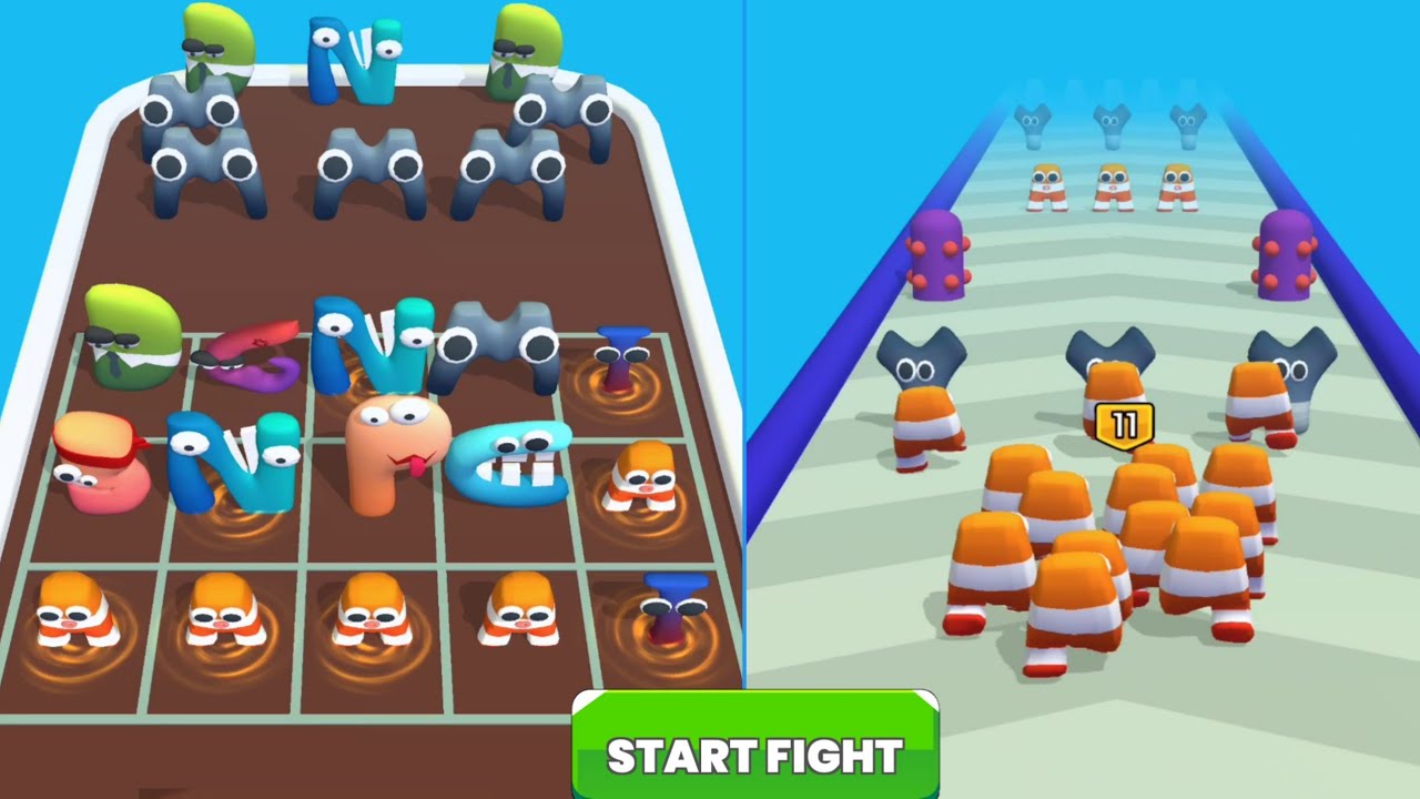 Merge 'ABC Lore' Letter Run Part 2 | Alphabet Lore ...